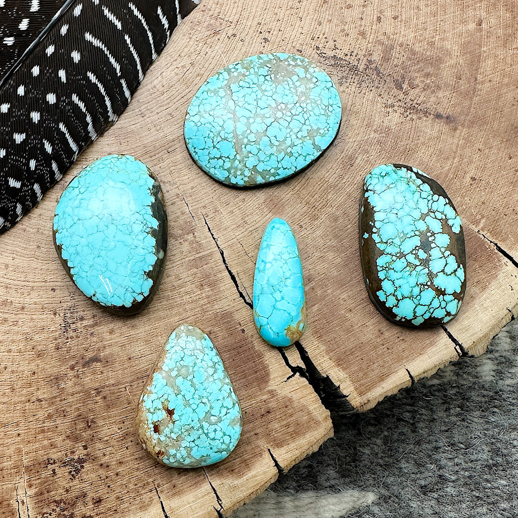 Number 8 (Spider Web) Turquoise $6 a Carat – Native Visions, LLC