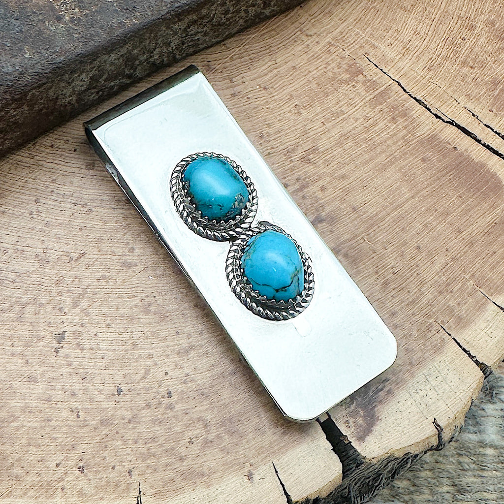 Turquoise Money Clip – Native Visions, LLC
